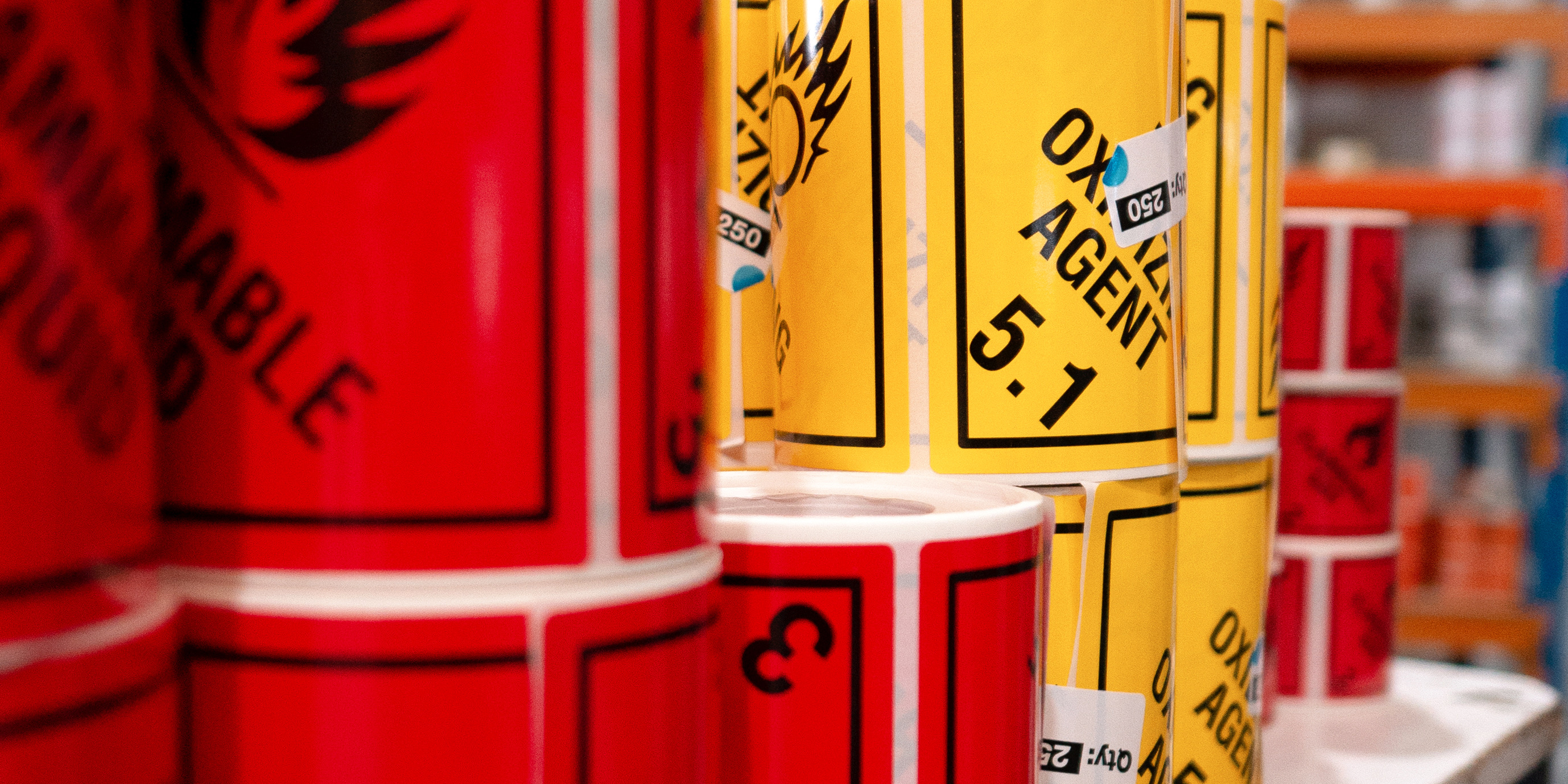 What needs to be included on dangerous good labels?