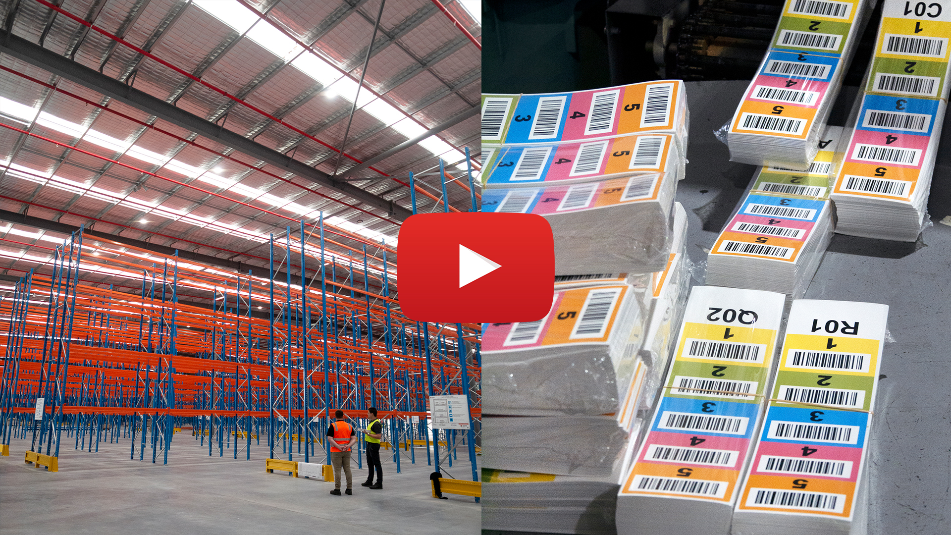 Labelling and identification solutions for 10,000 pallet bays!